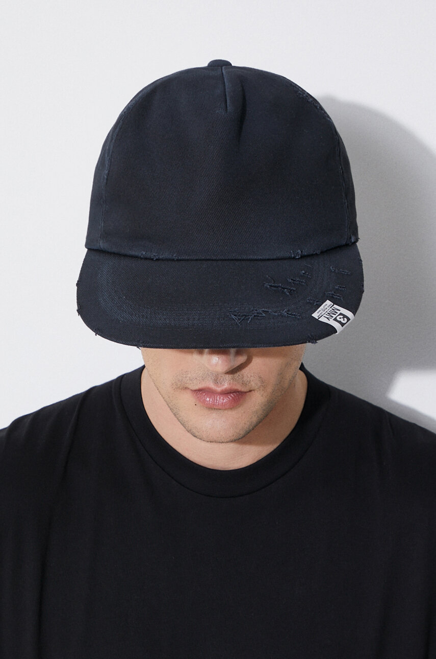 Памучна шапка с козирка Maison MIHARA YASUHIRO Damege Processing ...