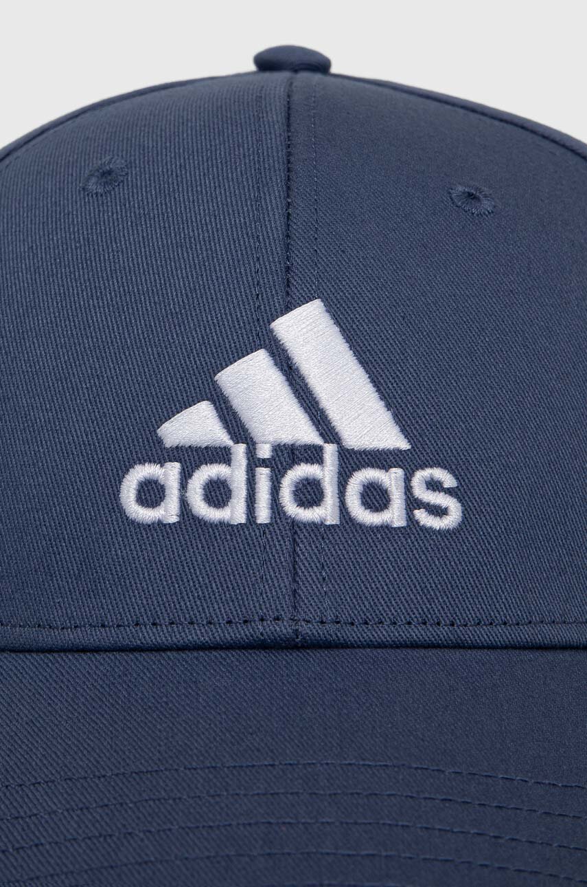 adidas czapka z daszkiem bawełniana kolor niebieski z aplikacją IR7872 ...