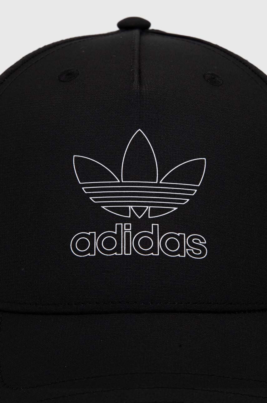 adidas Originals czapka z daszkiem kolor czarny z nadrukiem IS4633 ...