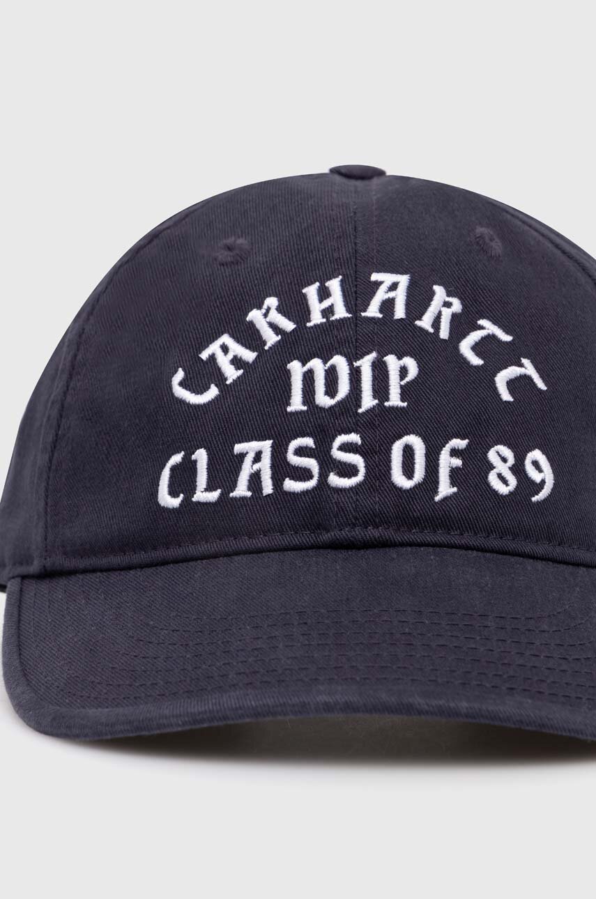 Carhartt WIP cotton baseball cap Class of 89 Cap navy blue color ...