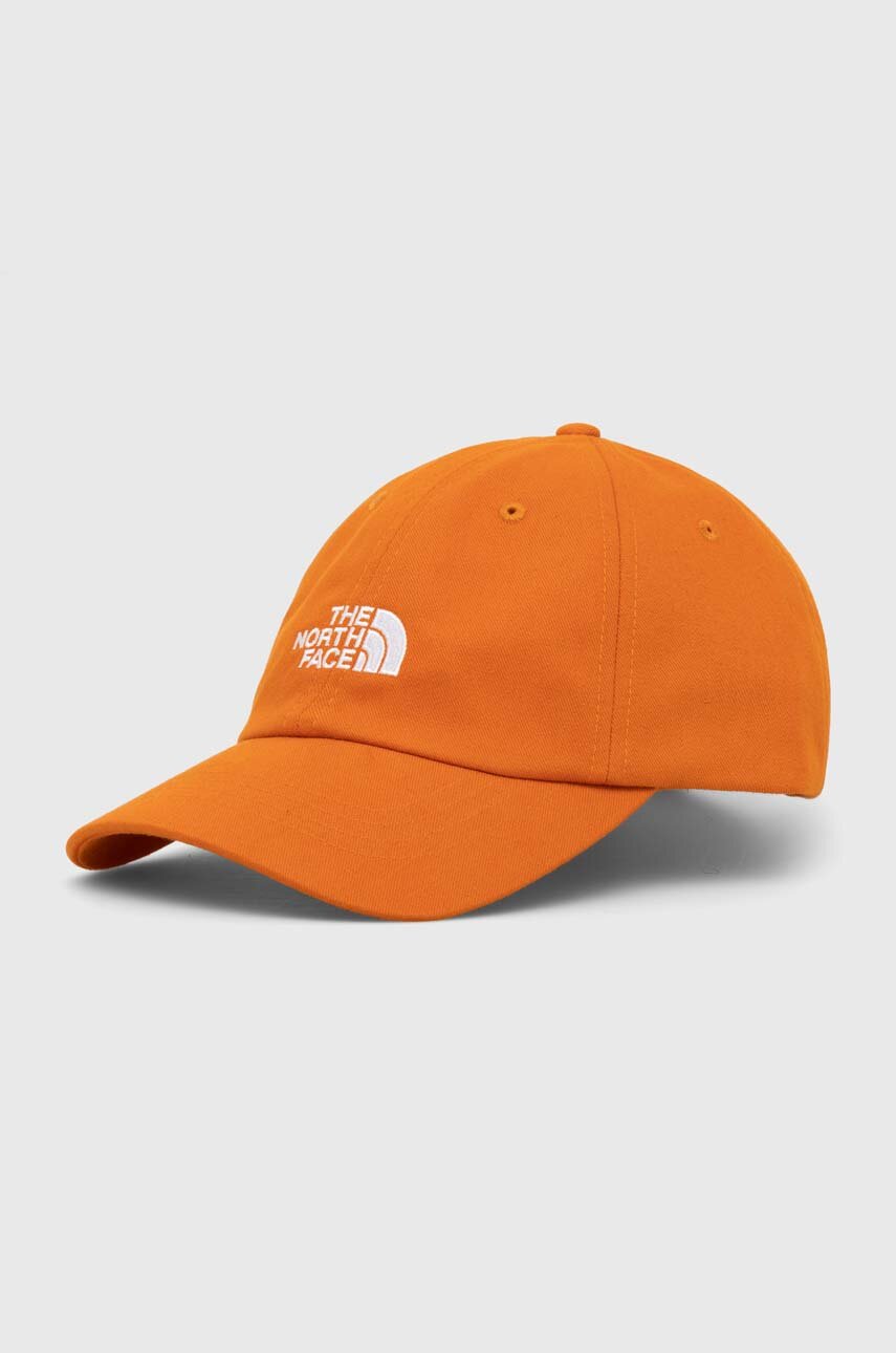 The North Face baseball cap Norm Hat orange color NF0A7WHOPCO1 at PRM US