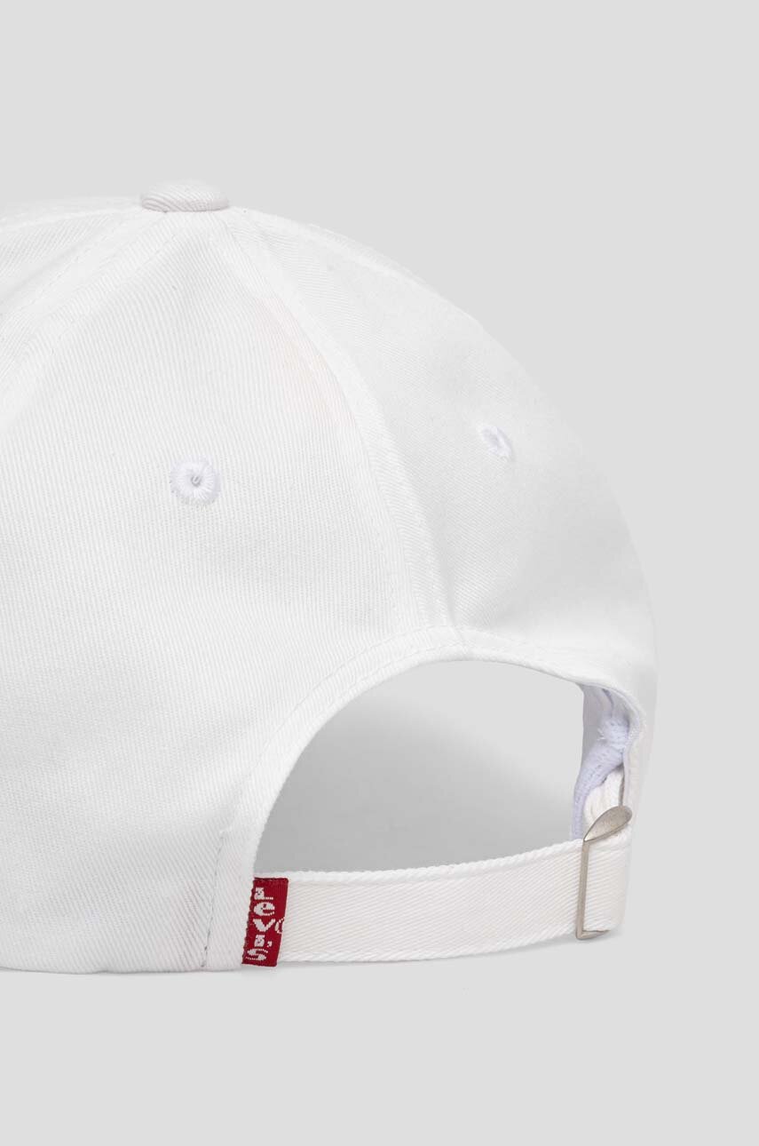 Šiltovka Levi's biela farba, jednofarebná | ANSWEAR.sk