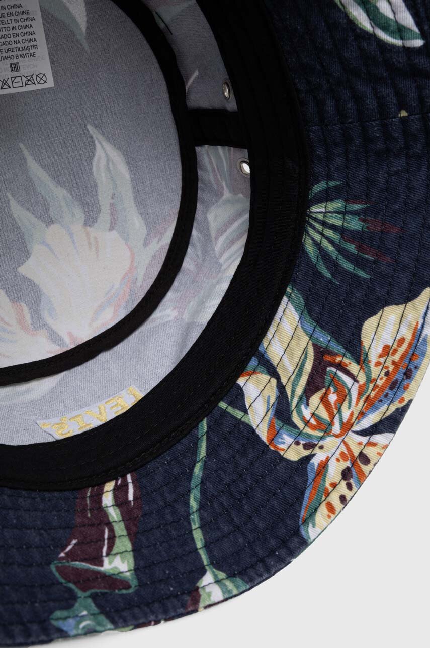 Levi's kapelusz bawełniany kolor granatowy bawełniany | Answear.com