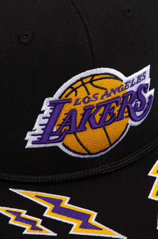Кепка Mitchell&Ness NBA LOS ANGELES LAKERS колір чорний з аплікацією ...