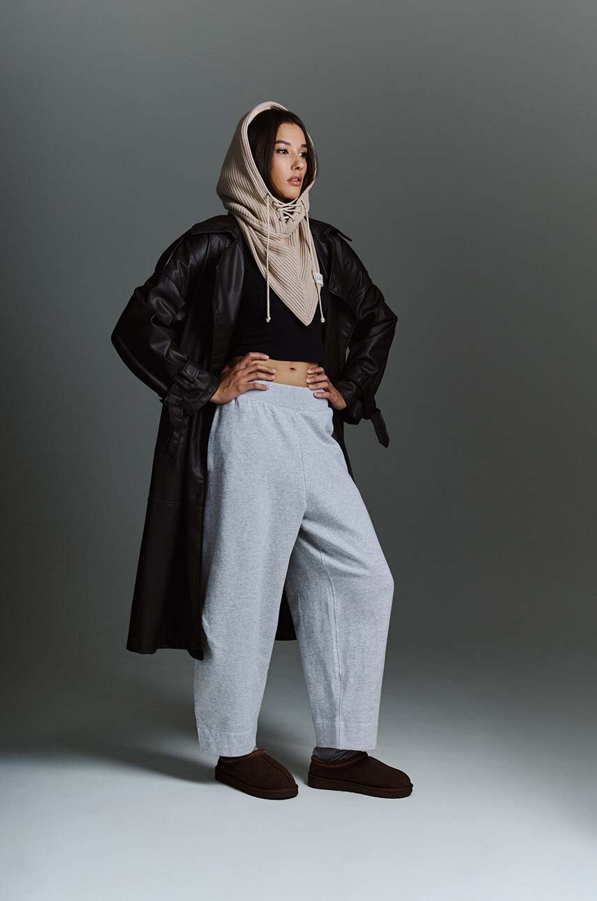 Балаклава LE SH KA headwear Beige Balaclava колір бежевий | ANSWEAR.ua