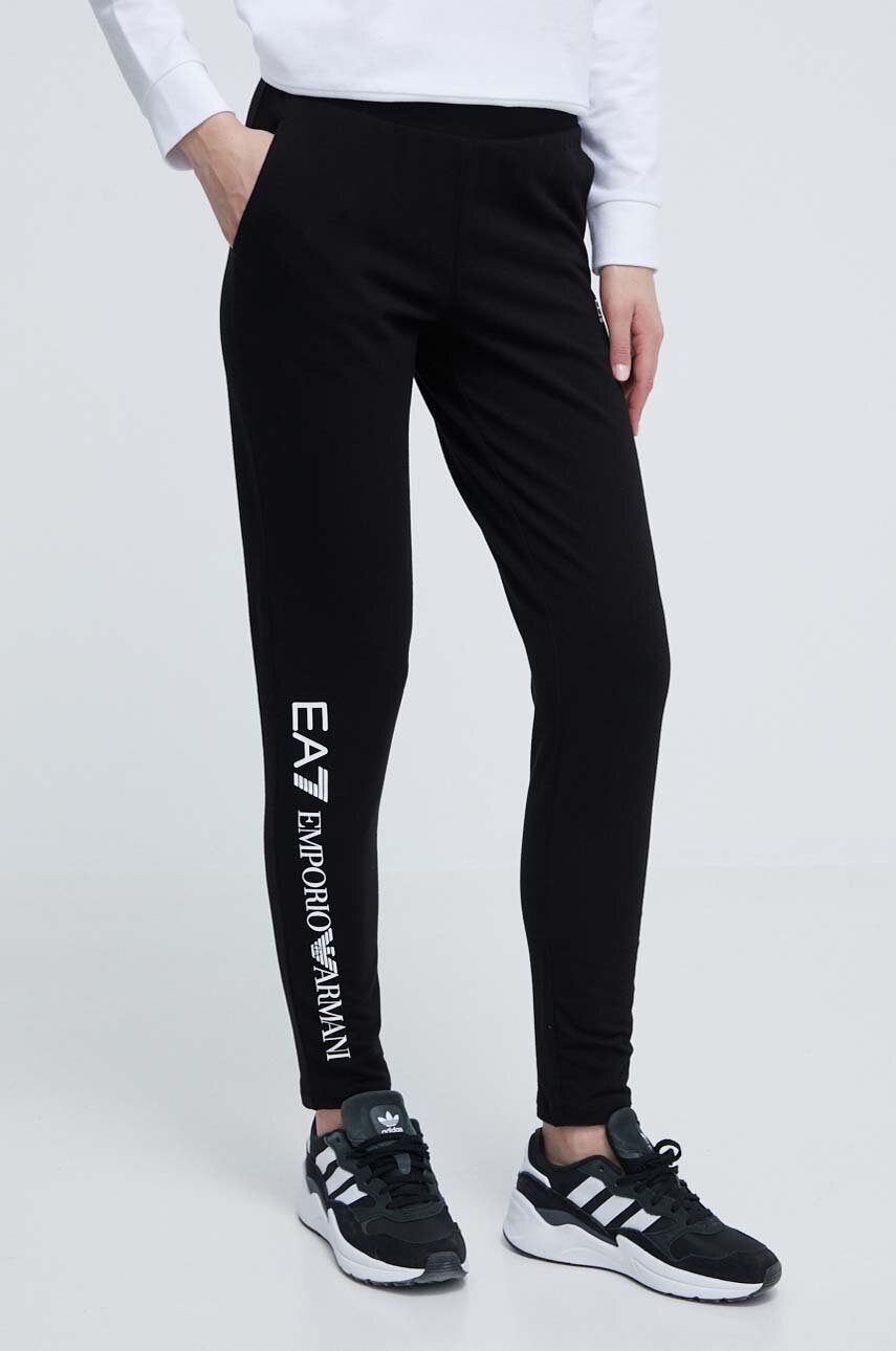 EA7 Emporio Armani dres damski kolor czarny | Answear.com