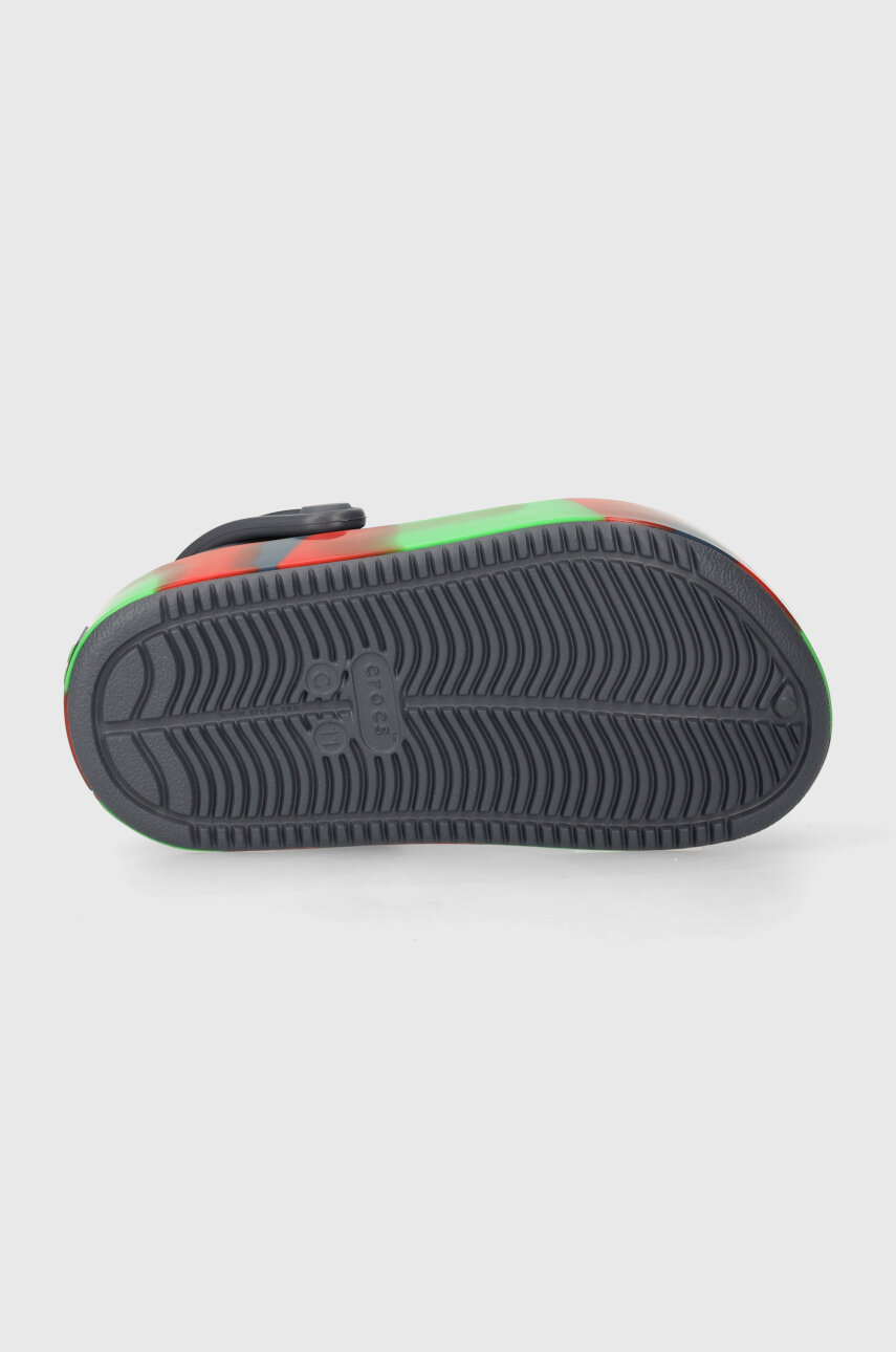 Detské šľapky Crocs OFF COURT GLOW BAND CLOG šedá farba | ANSWEAR.sk