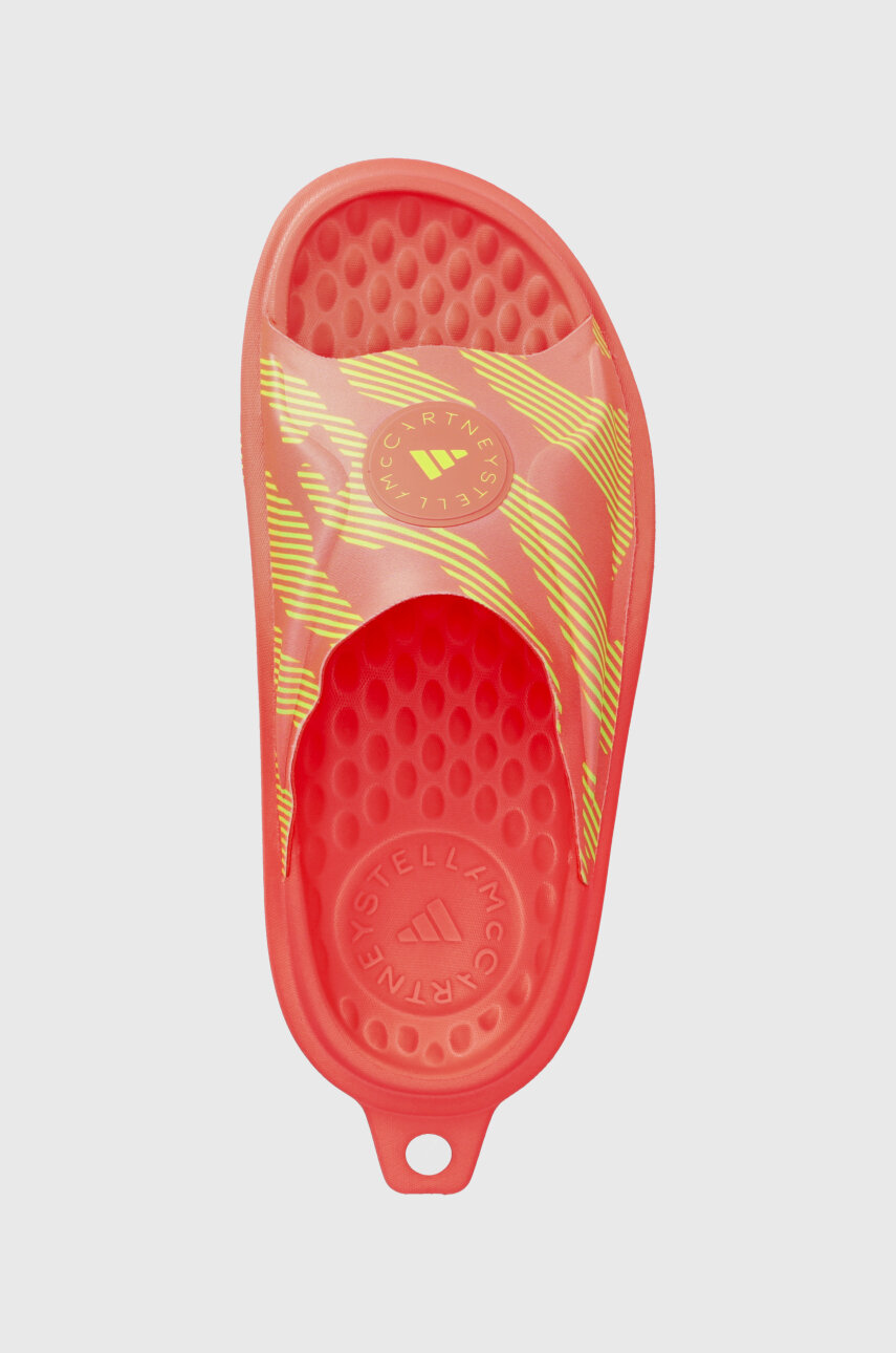 adidas by Stella McCartney klapki damskie kolor różowy na platformie ...