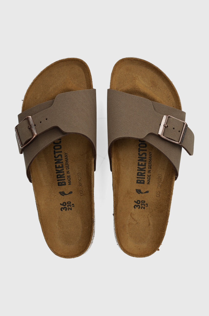 Birkenstock klapki Catalina damskie kolor brązowy 1026510 | Answear.com