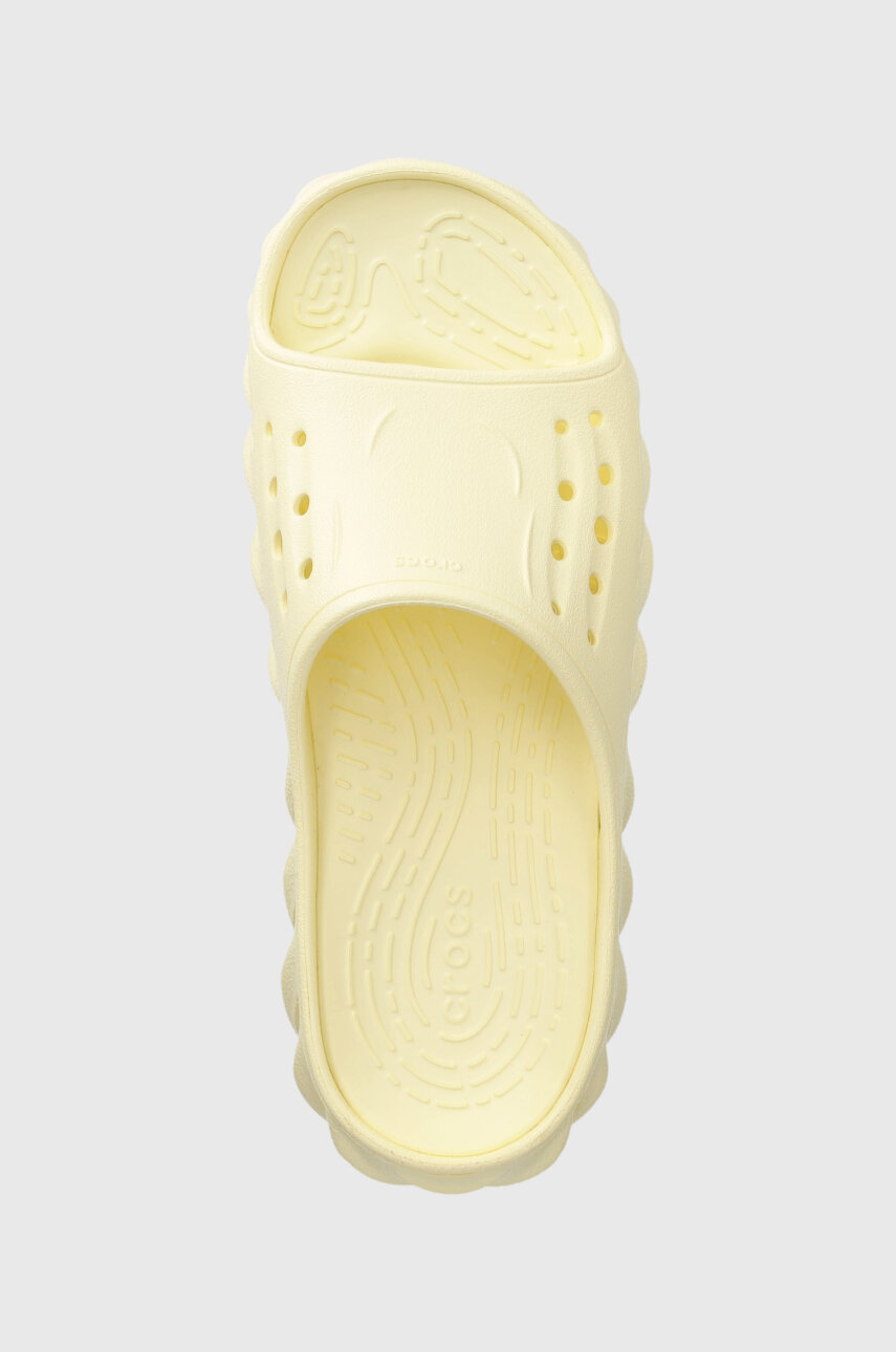 Crocs sliders Echo Slide women's yellow color 208170 | buy on PRM