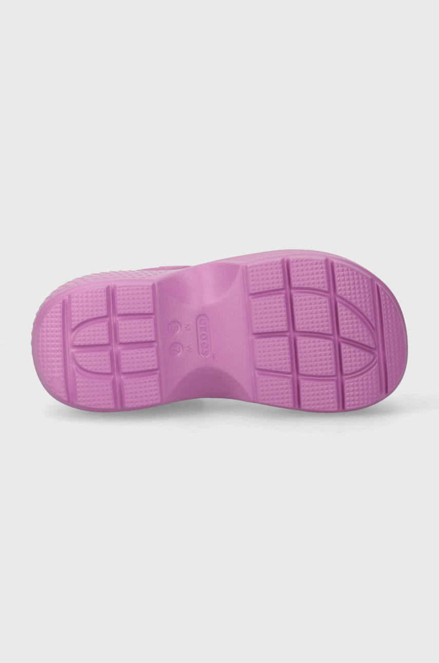 Crocs sliders Stomp Slide women's violet color 209347.6WQ at PRM US
