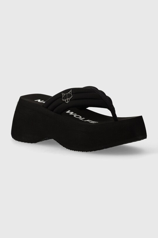 Джапанки Naked Wolfe Damsel в черно с платформа | ANSWEAR.bg