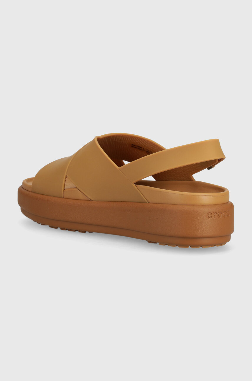 Сандалі Crocs Brooklyn Luxe Strap колір бежевий 209407.2U3 | ANSWEAR.ua