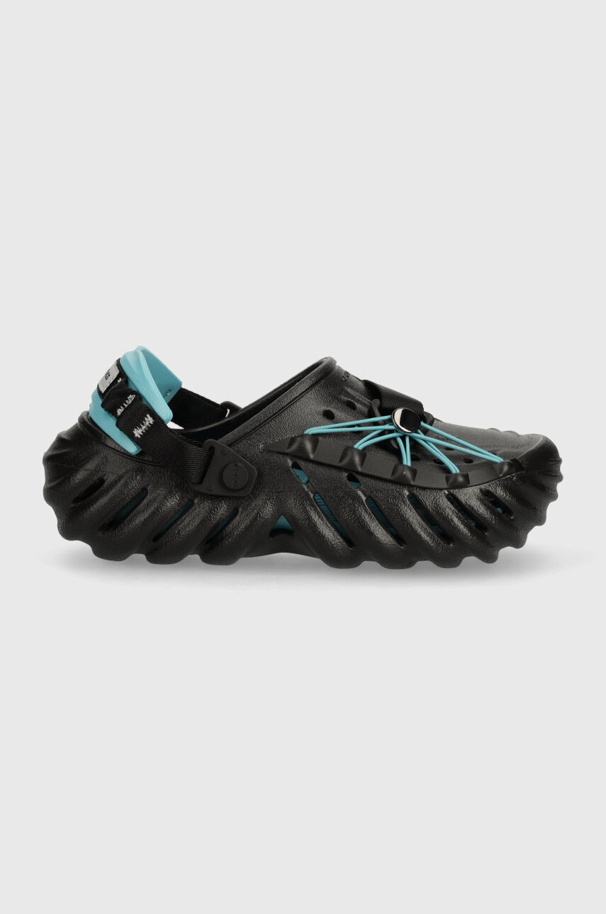 Crocs klapki Echo Reflective Laces Clog kolor czarny 210004 | Answear.com