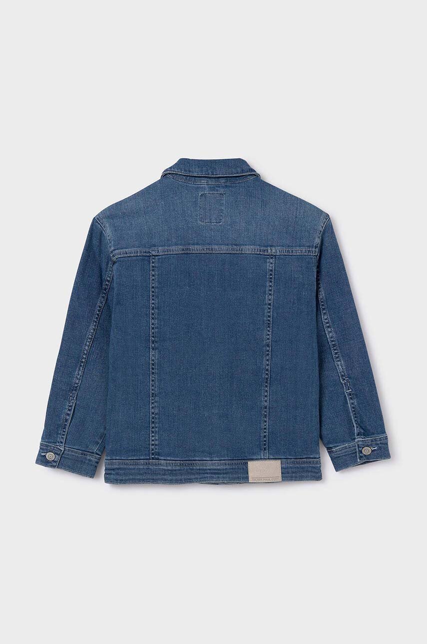 Mayoral kurtka jeansowa dziecięca kolor niebieski | Answear.com