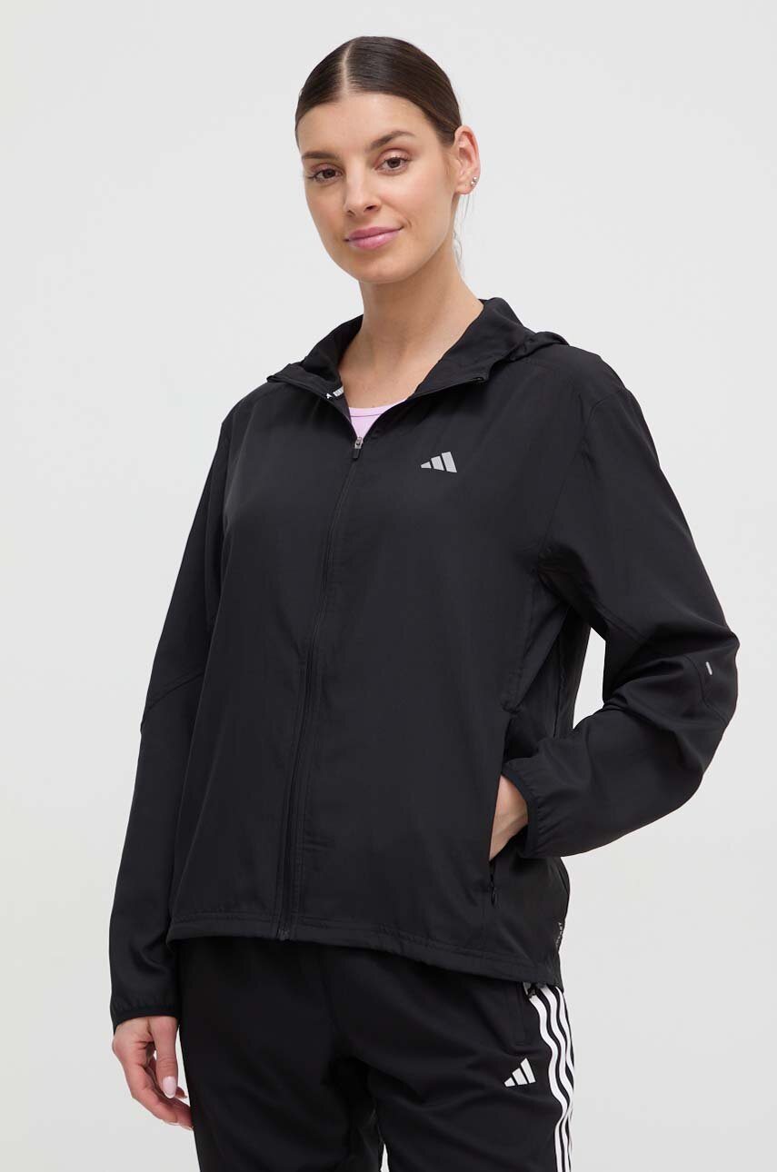 adidas Performance kurtka do biegania Run It kolor czarny przejściowa ...