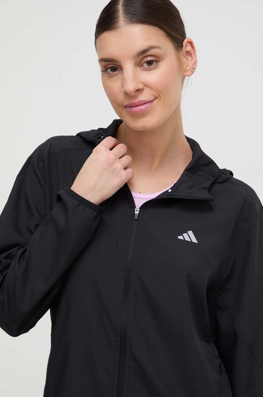 adidas Performance kurtka do biegania Run It kolor czarny przejściowa ...