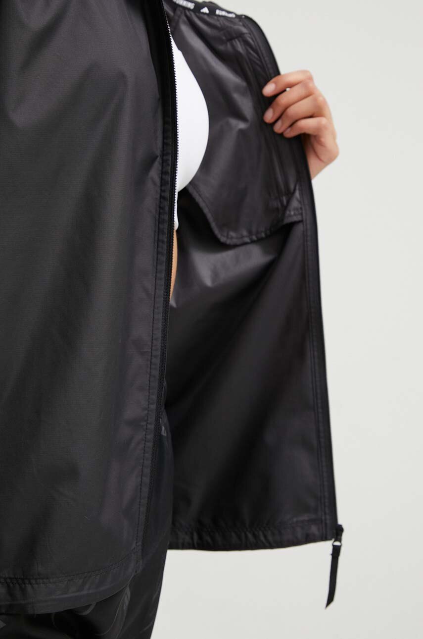 adidas Performance kurtka do biegania Own the Run kolor czarny ...