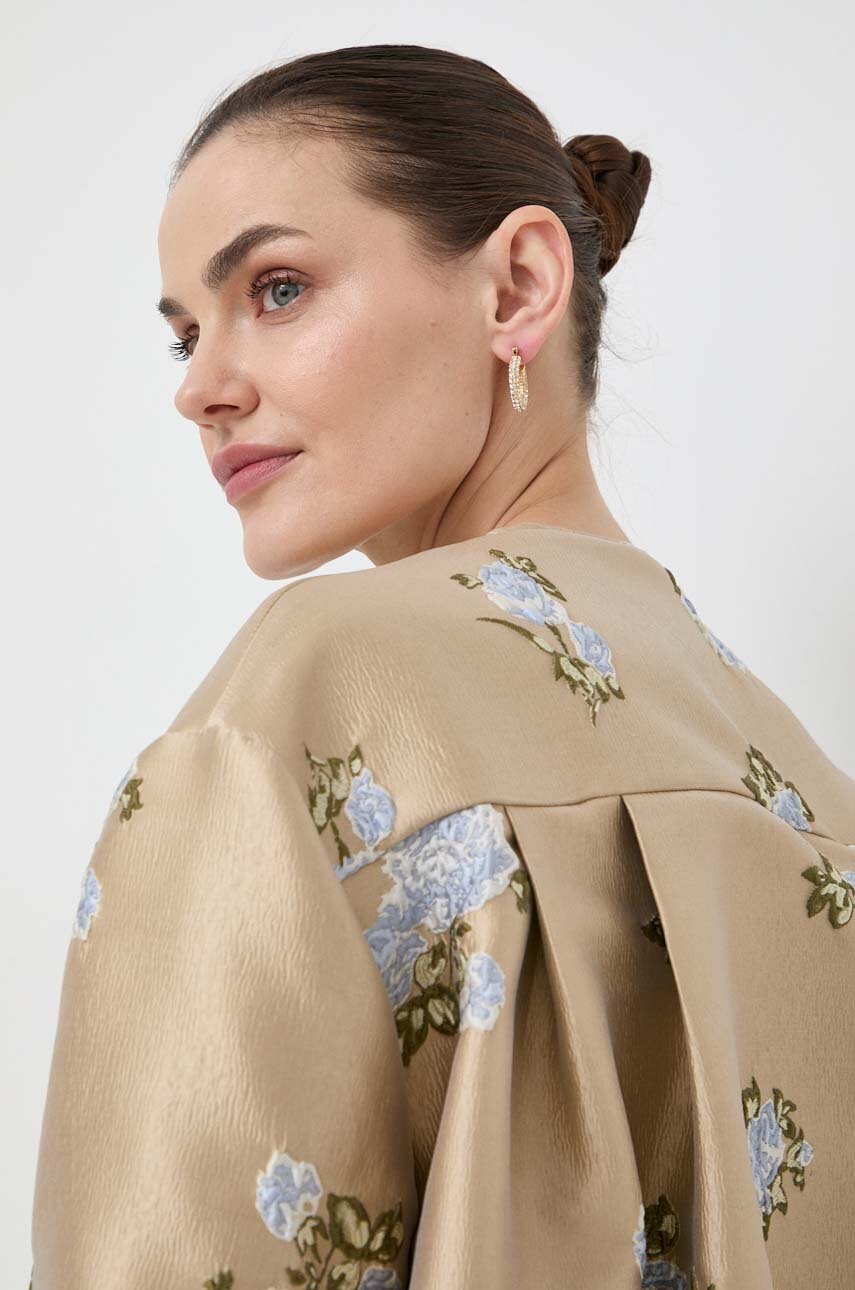 Куртка Custommade Filina жіноча колір бежевий перехідна oversize ...