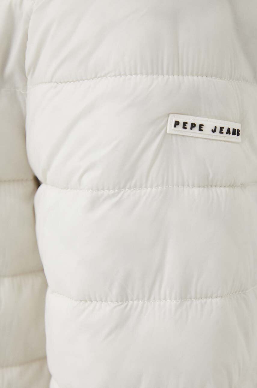 Куртка Pepe Jeans жіноча колір бежевий перехідна | ANSWEAR.ua