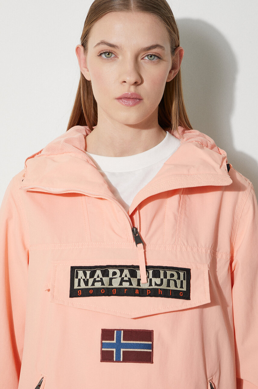 Napapijri jacket women's pink color at PRM US