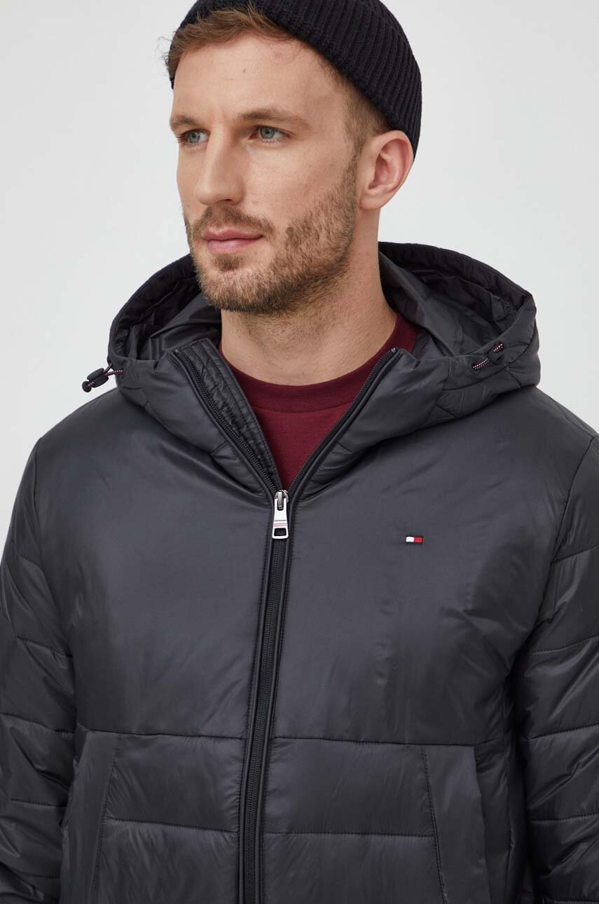 Куртка Tommy Hilfiger мужская цвет чёрный переходная | ANSWEAR.ua