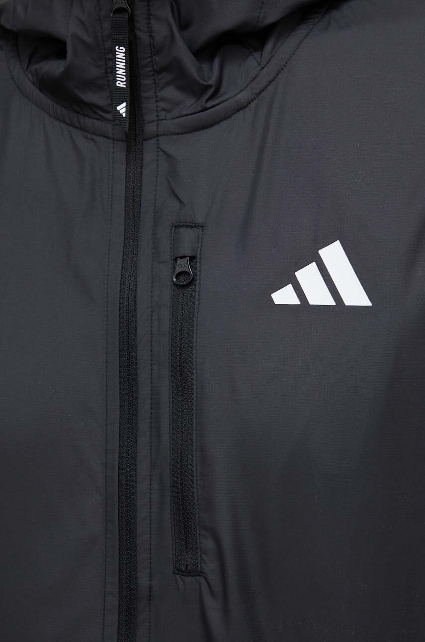 adidas Performance kurtka do biegania Own the Run kolor czarny ...
