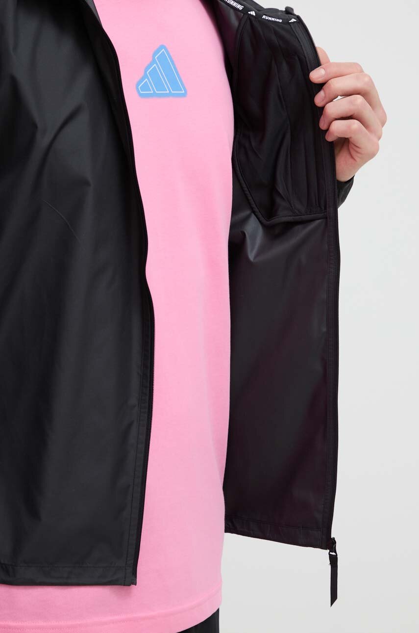 adidas Performance kurtka do biegania Own the Run kolor czarny ...