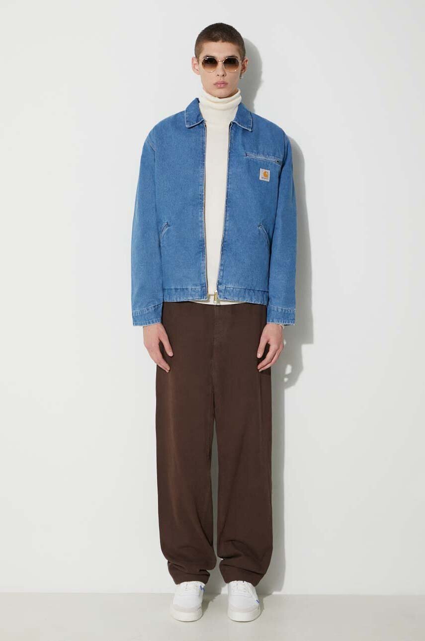 Carhartt WIP denim jacket OG Detroit Jacket men's blue color I033039 ...