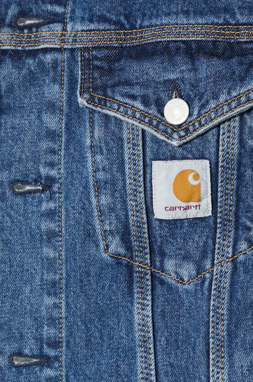 Carhartt WIP denim jacket Helston Jacket men's blue color I033352.014N ...