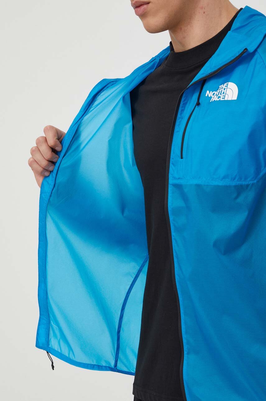 The North Face wiatrówka Windstream Shell kolor niebieski NF0A87GTRI31 | Answear.com
