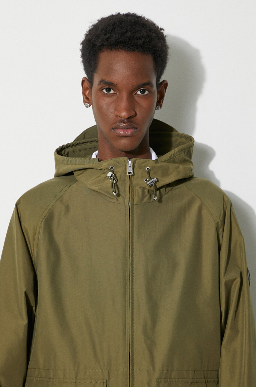 Woolrich jacket Cruiser Hooded Jacket men's green color ...