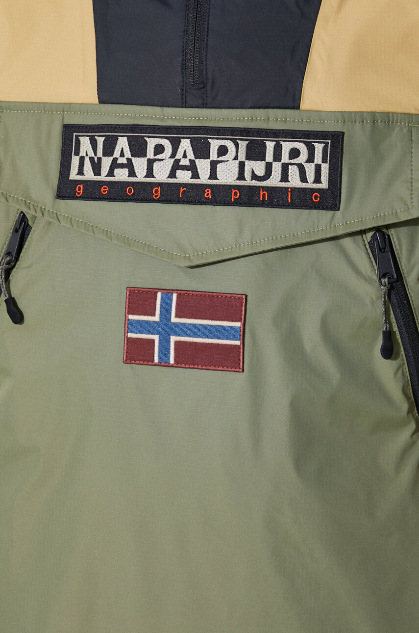 Napapijri jacket Rainforest Wb Pkt V2 men's green color NP0A4HX6MF71 at ...