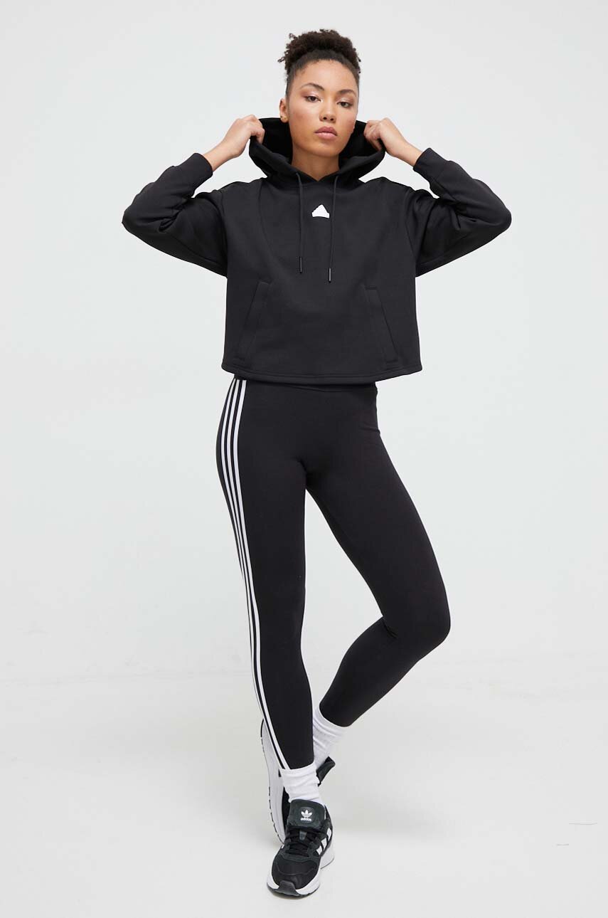 adidas Originals legginsy 3-Stripe Leggings damskie kolor czarny z ...