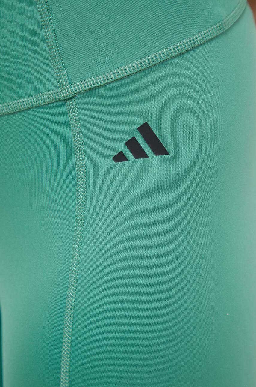 adidas Performance legginsy treningowe Optime Power kolor zielony ...