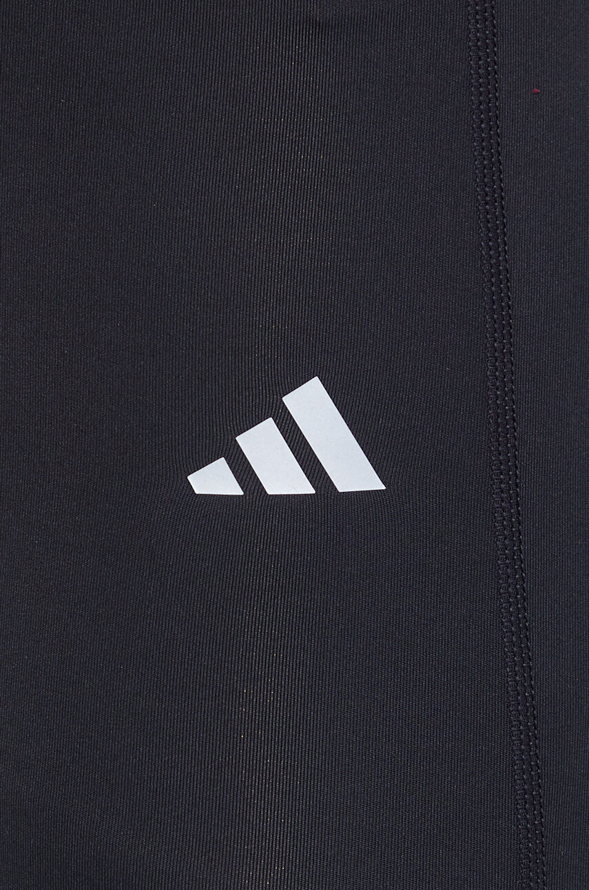 adidas Performance legginsy treningowe Techfit kolor czarny gładkie ...