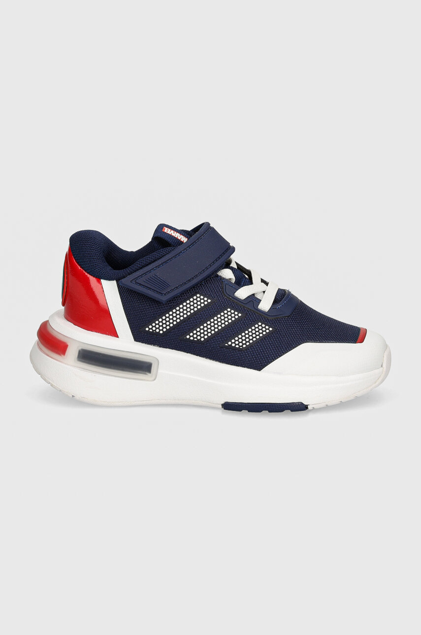 Παιδικά αθλητικά παπούτσια adidas MARVEL CAP Racer EL K χρώμα: ναυτικό ...