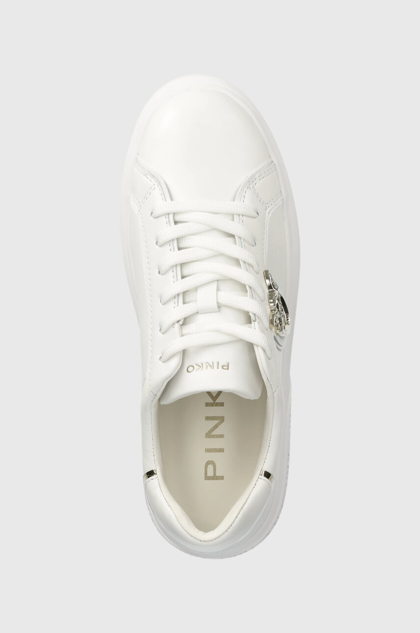 Pinko sneakersy skórzane Yoko kolor biały SS0003 P014 ZIA | Answear.com