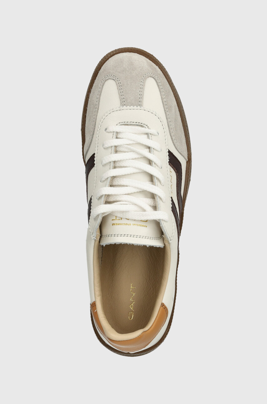 Kožne tenisice Gant Cuzima boja: bijela, 28533549.G202 | ANSWEAR.hr