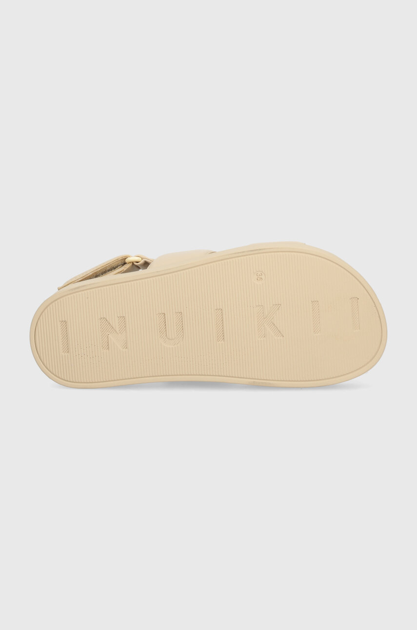 Inuikii sandały Padded Velcro damskie kolor beżowy 70106-135 | Answear.com