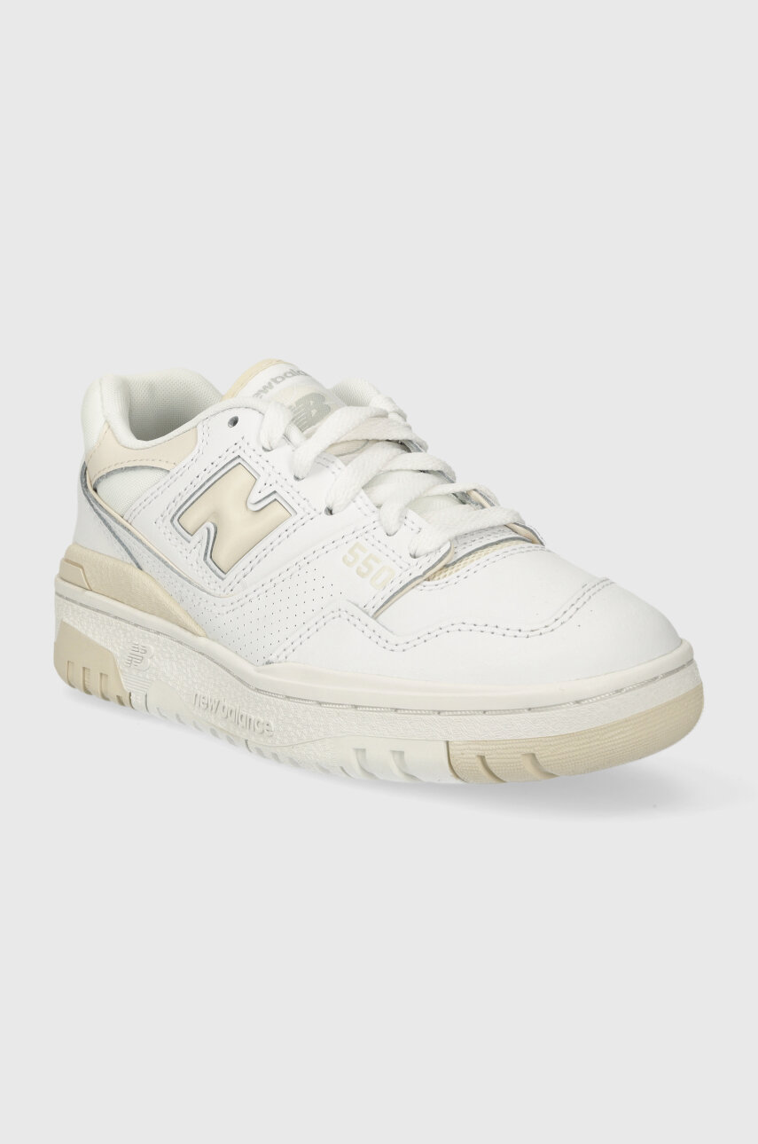 New Balance sneakersy skórzane 550 BBW550BK kolor beżowy BBW550BK ...