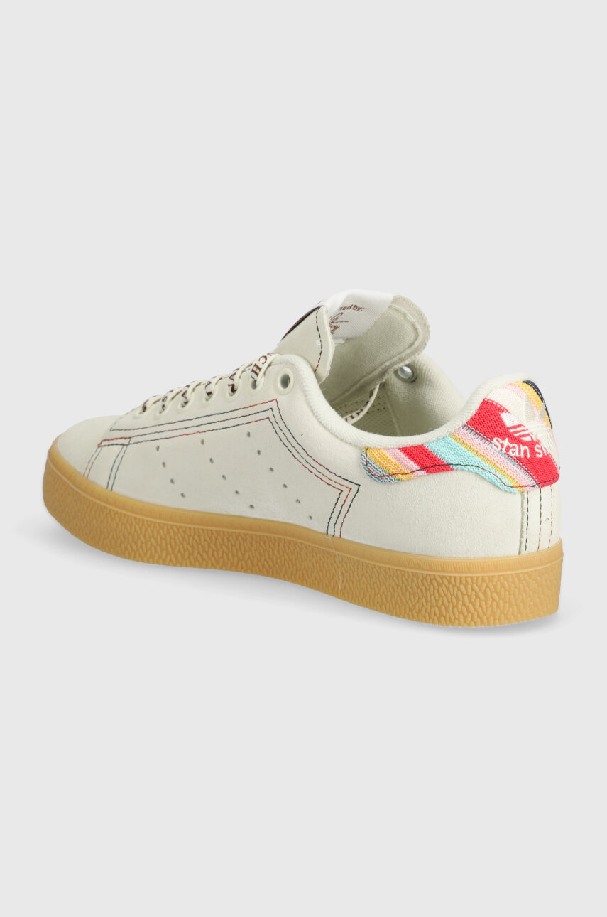 Semišové tenisky adidas Originals Stan Smith CS x KS W béžová farba ...