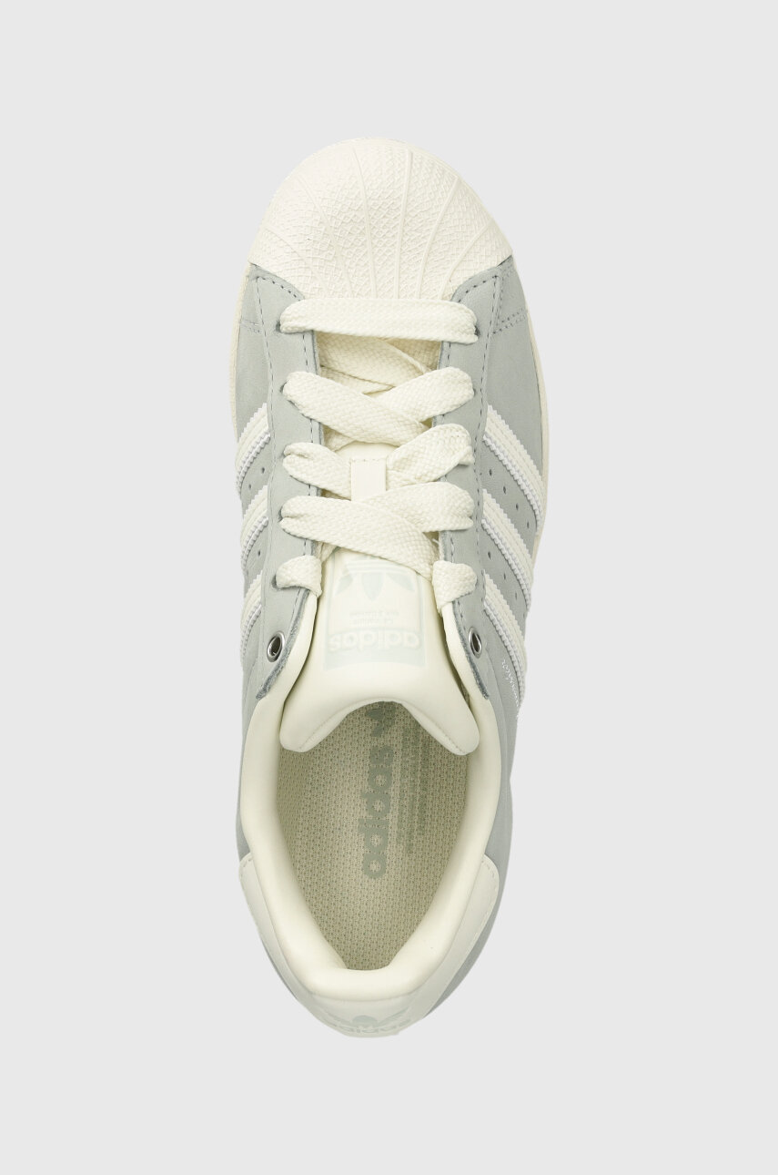 adidas Originals nubuck sneakers Superstar W gray color IE3038 | buy on PRM