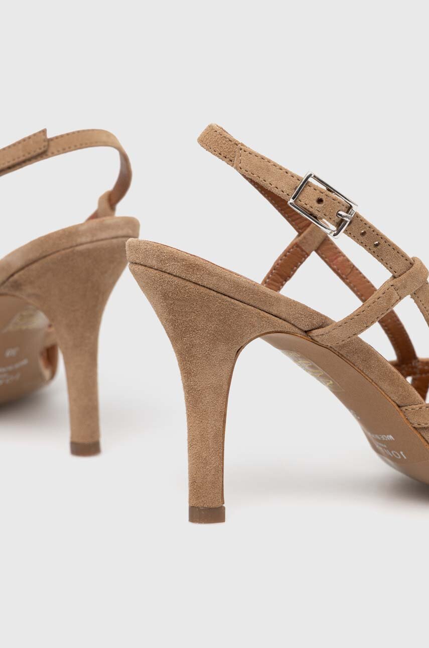 Замшеві туфлі Jonak DINKY колір бежевий 3400162 | ANSWEAR.ua