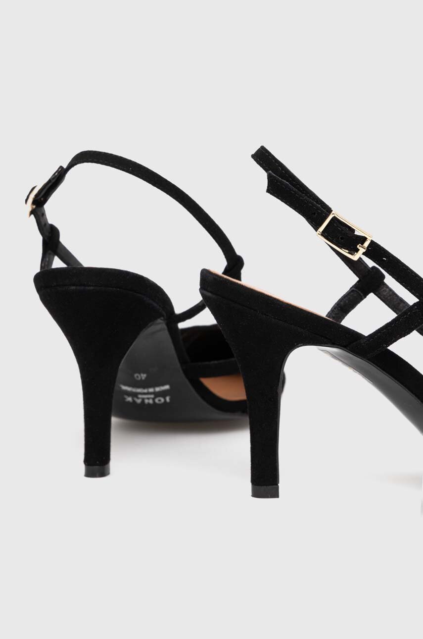 Jonak szpilki zamszowe DINKY kolor czarny 3400162 | Answear.com