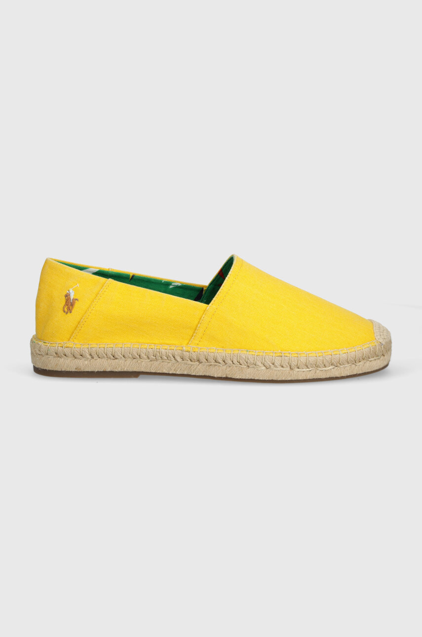Polo Ralph Lauren espadryle Cevio Slip kolor żółty 803932163004 | Answear.com