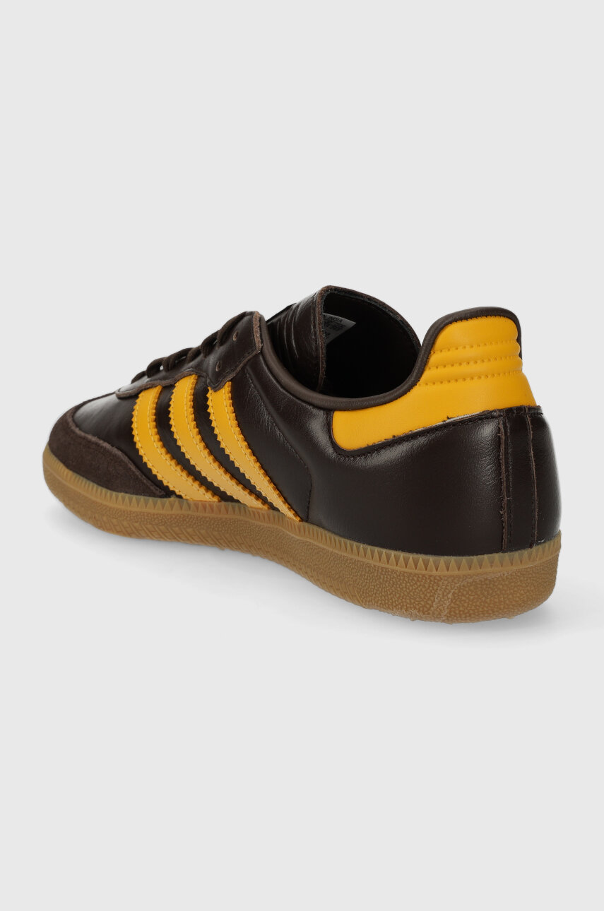 adidas Originals sneakersy skórzane Samba OG kolor brązowy IG6174 w PRM