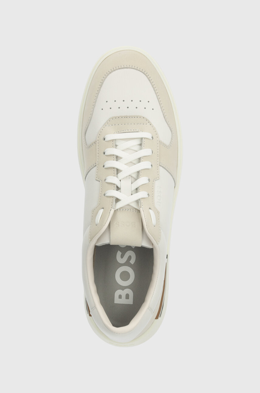 BOSS sneakersy skórzane Clint kolor biały 50517303 | Answear.com