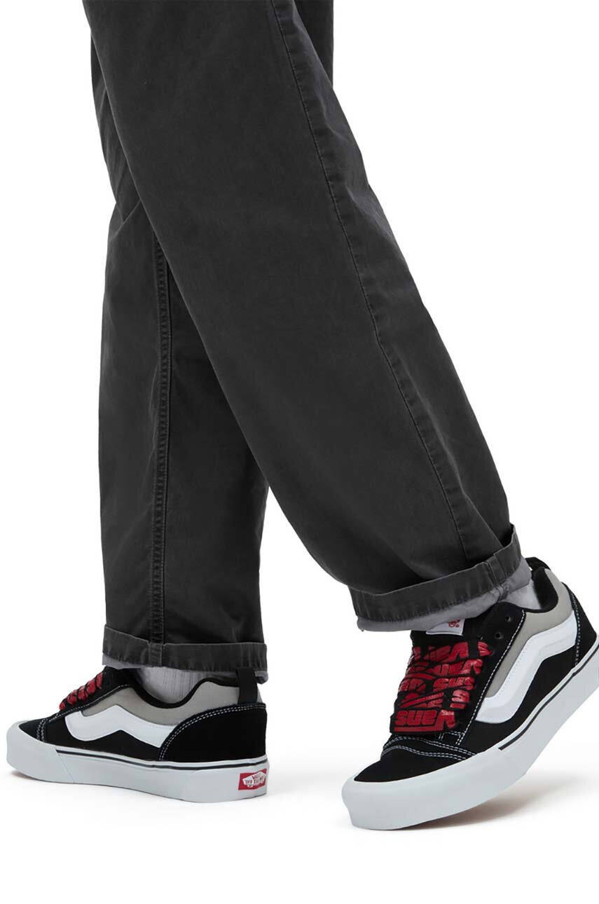 Πάνινα παπούτσια Vans Knu Skool χρώμα: μαύρο, VN0009QCBA21 | ANSWEAR.gr