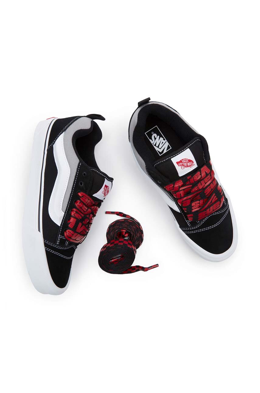 Πάνινα παπούτσια Vans Knu Skool χρώμα: μαύρο, VN0009QCBA21 | ANSWEAR.gr